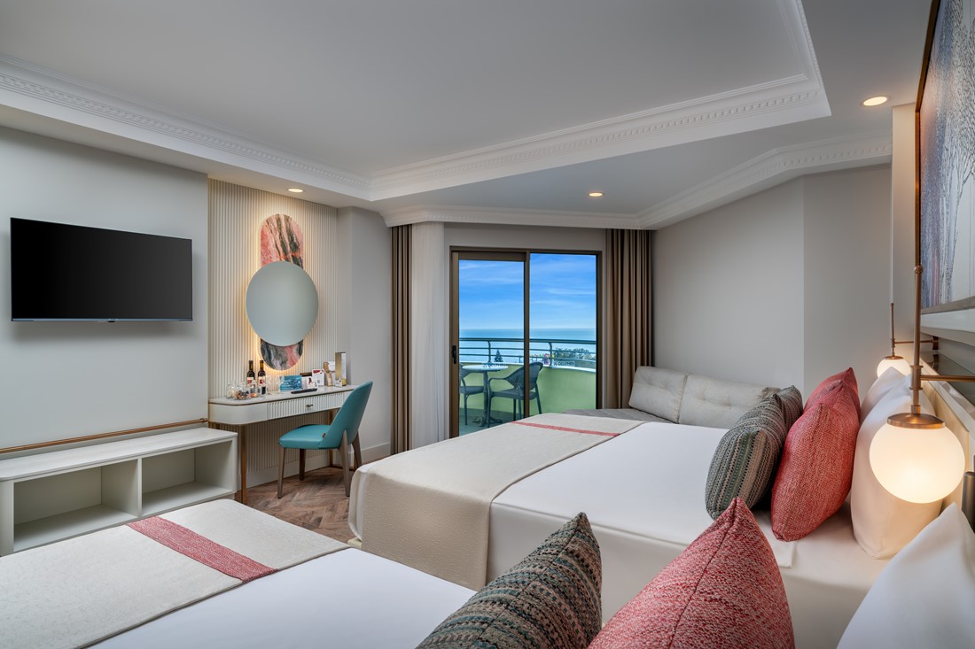 Delphin Palace | Standard Direct Sea View Room | Delphin Hotels & Resorts